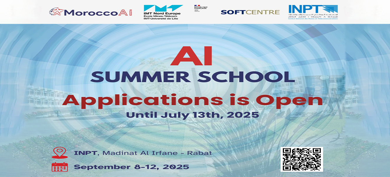 L'INPT en partenariat avec Morocco AI, l’IMT Nord Europe et le Soft Centre organisent la 2ème ...